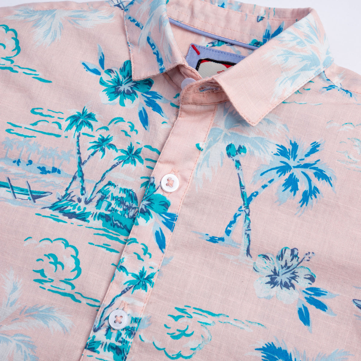Pink Palmate Dress Shirt – cocobee