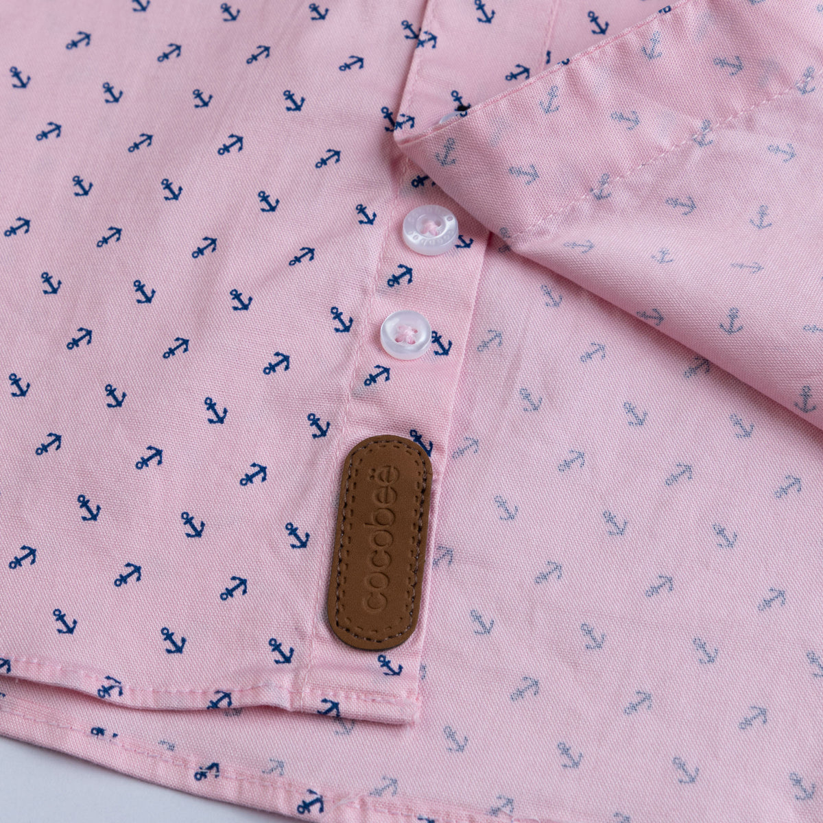 Bubble-Pink Printed Dress Shirt – cocobee