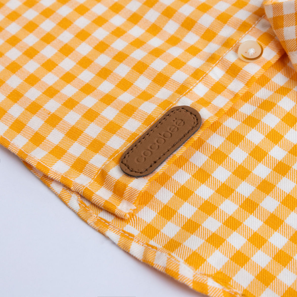 Orange Checkered Casual Shirt – cocobee