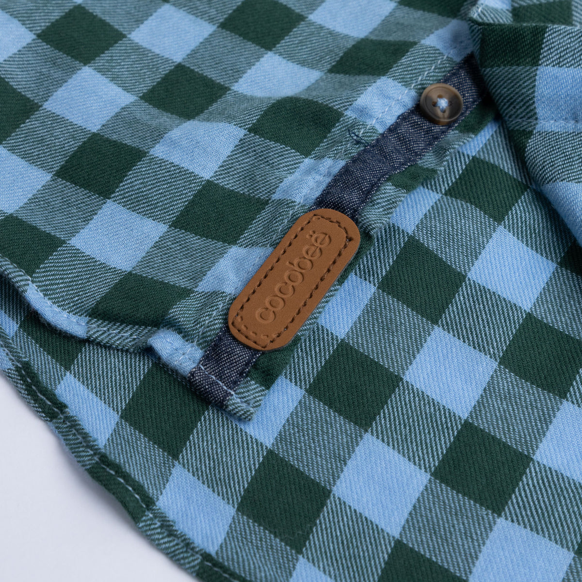 Bluish Black Checkered Shirt – cocobee