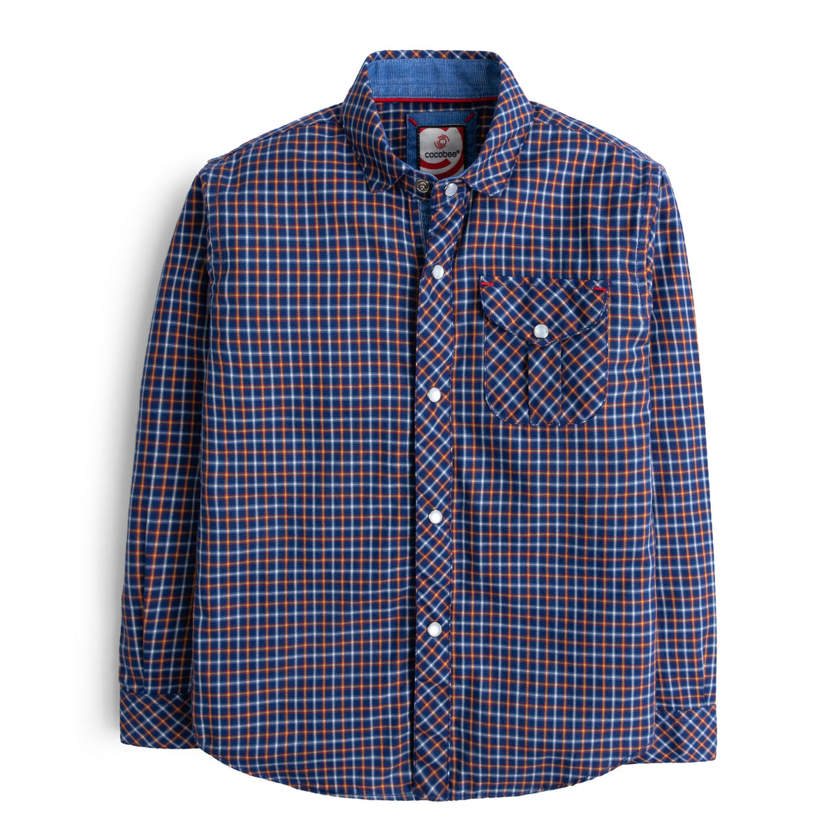 Multi-Check Button-up Shirt – cocobee