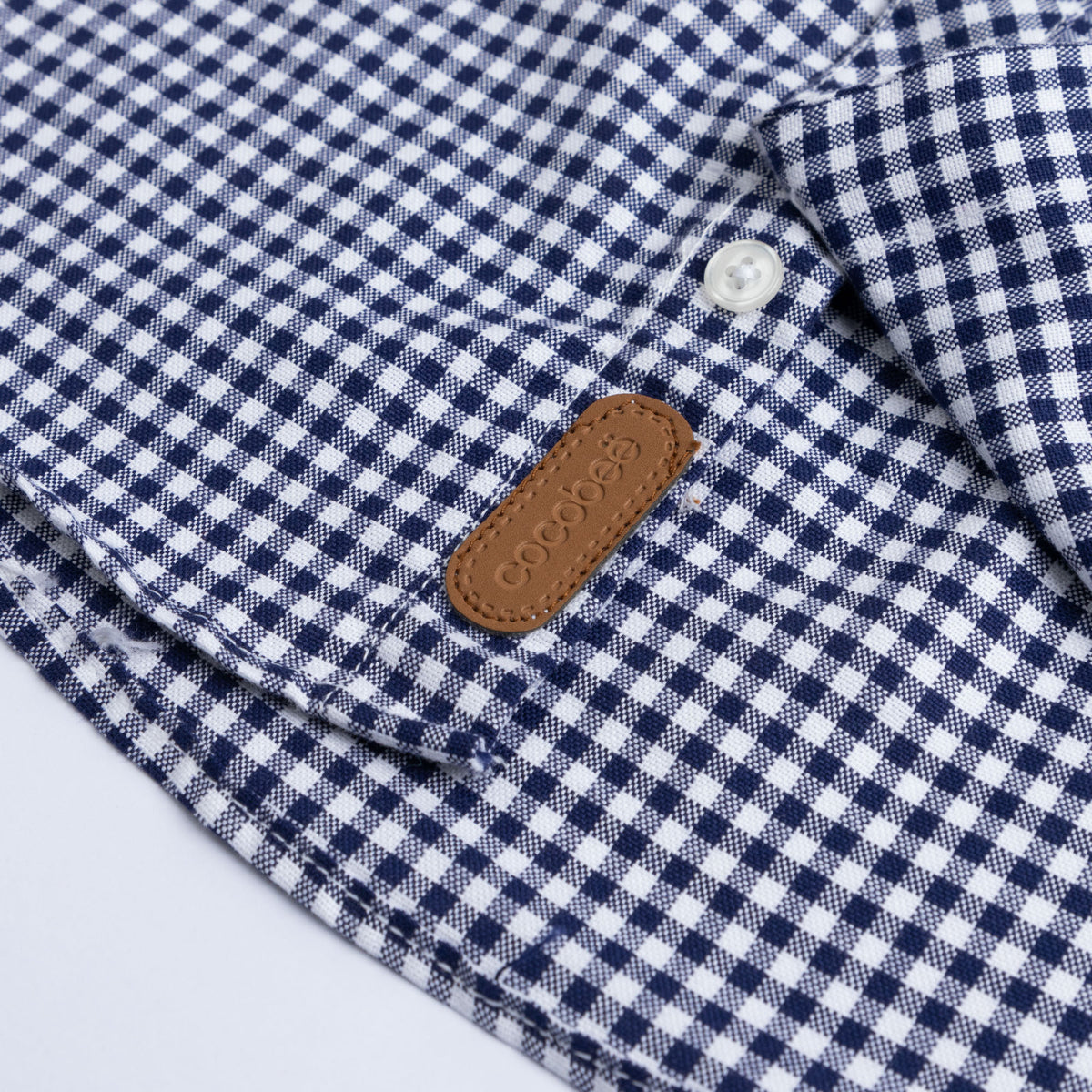 Micro Check Buttoned Shirt – cocobee