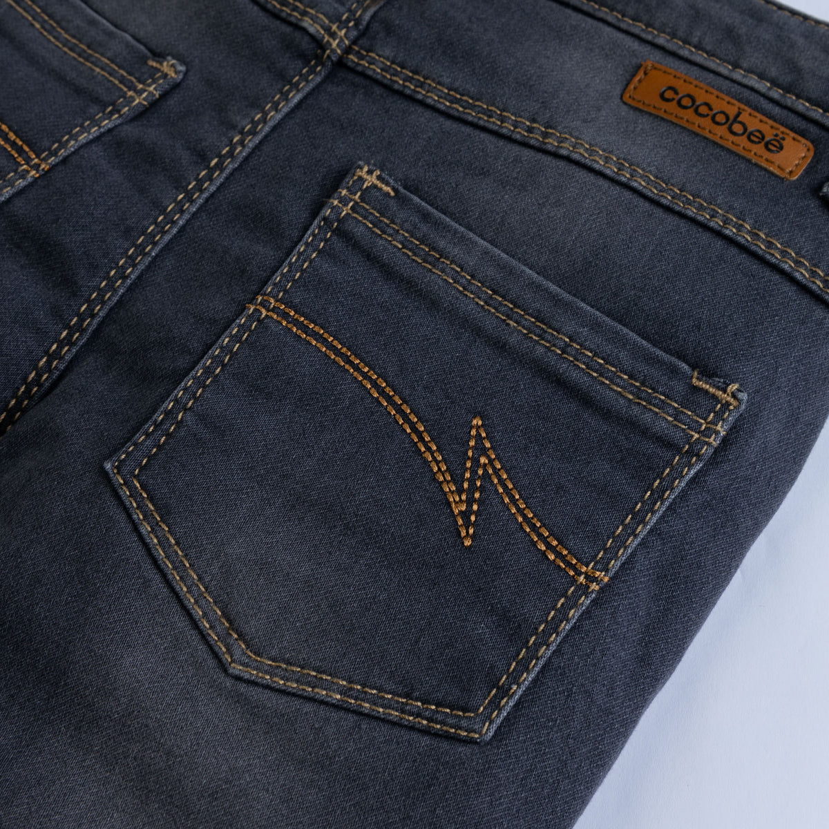Charcoaled Slim-fit Denim – cocobee