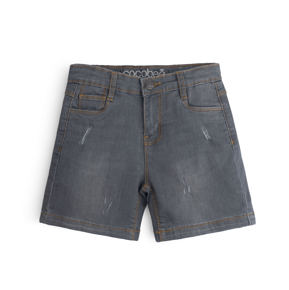Washed gray Denim Short – cocobee