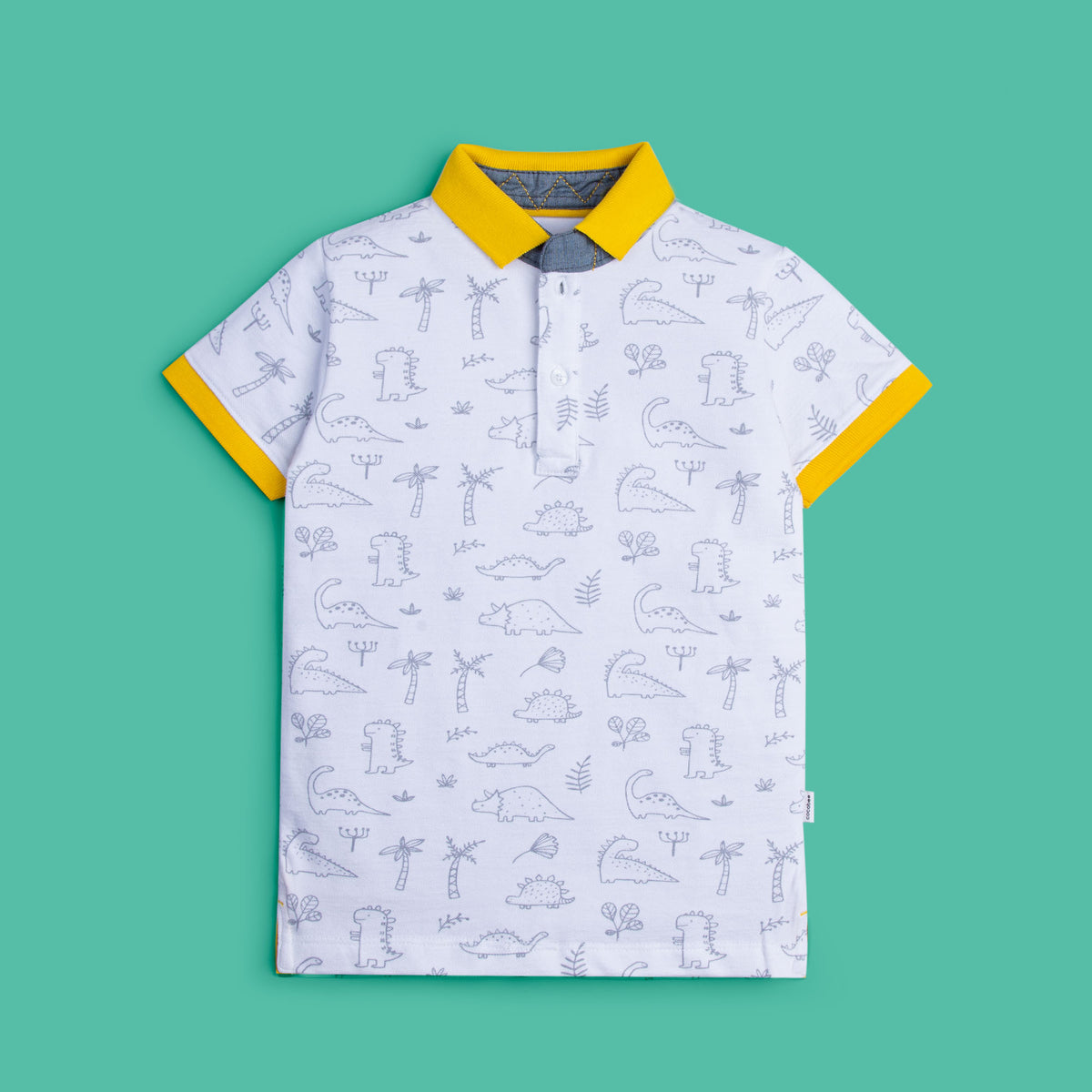 Dino White Polo – cocobee