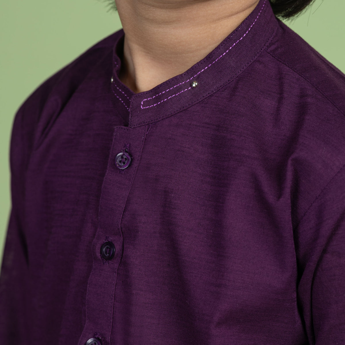 Plum Embroidered Kurta – cocobee