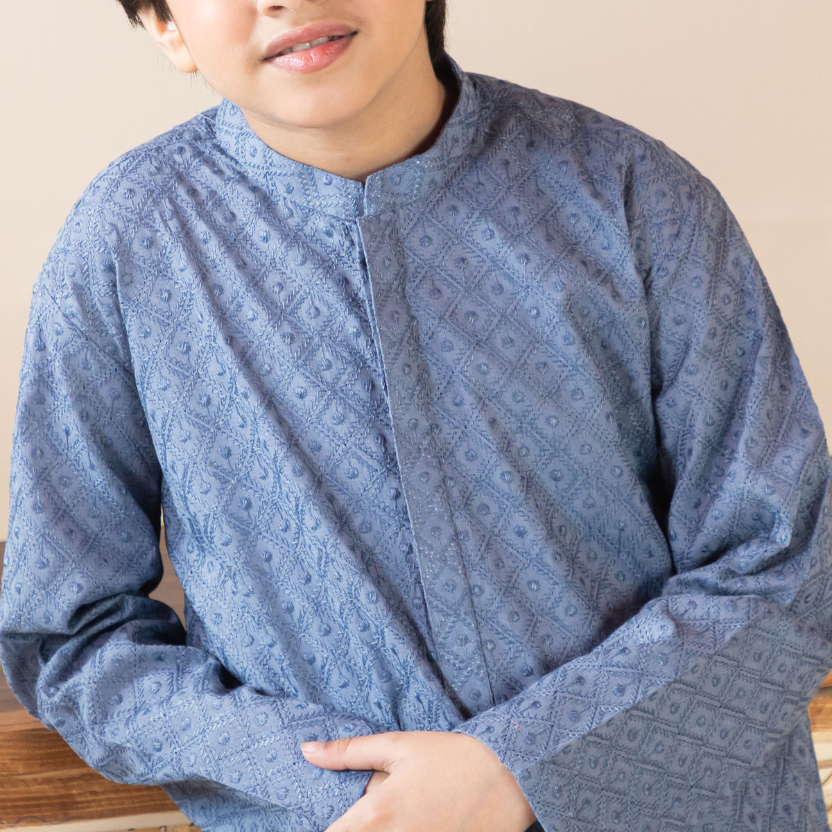 Slate Majesty Kurta – cocobee