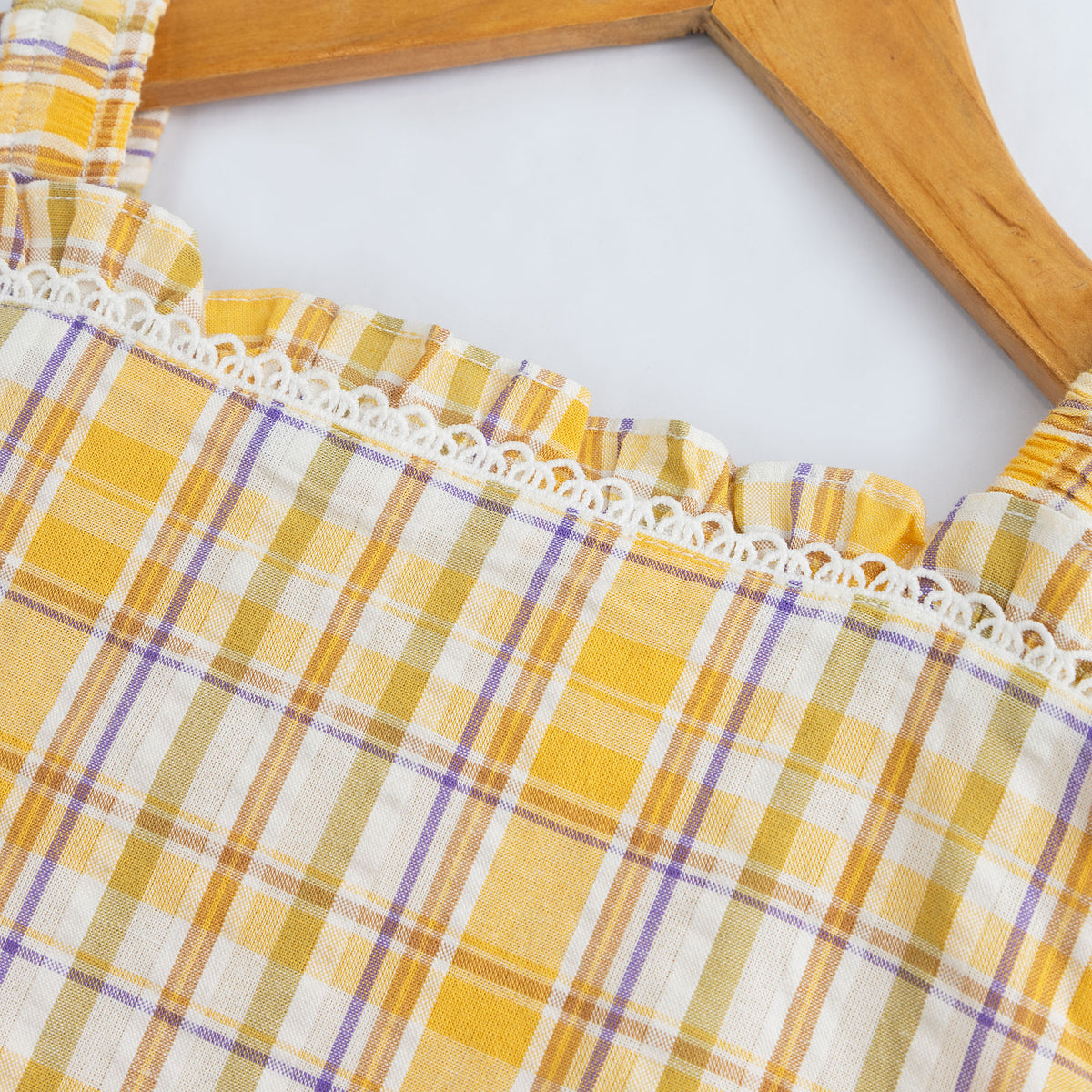 Checkered Charm Printed Top – cocobee