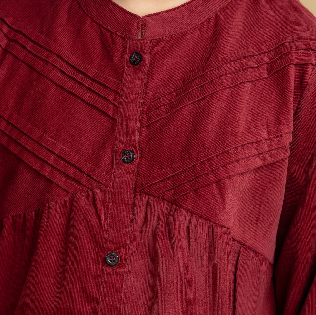 Sultry Deep Maroon Top – cocobee