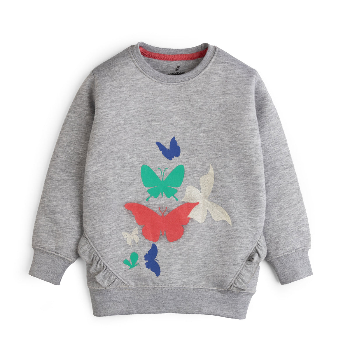 Ash Grey Printed Sweatshirt – cocobee