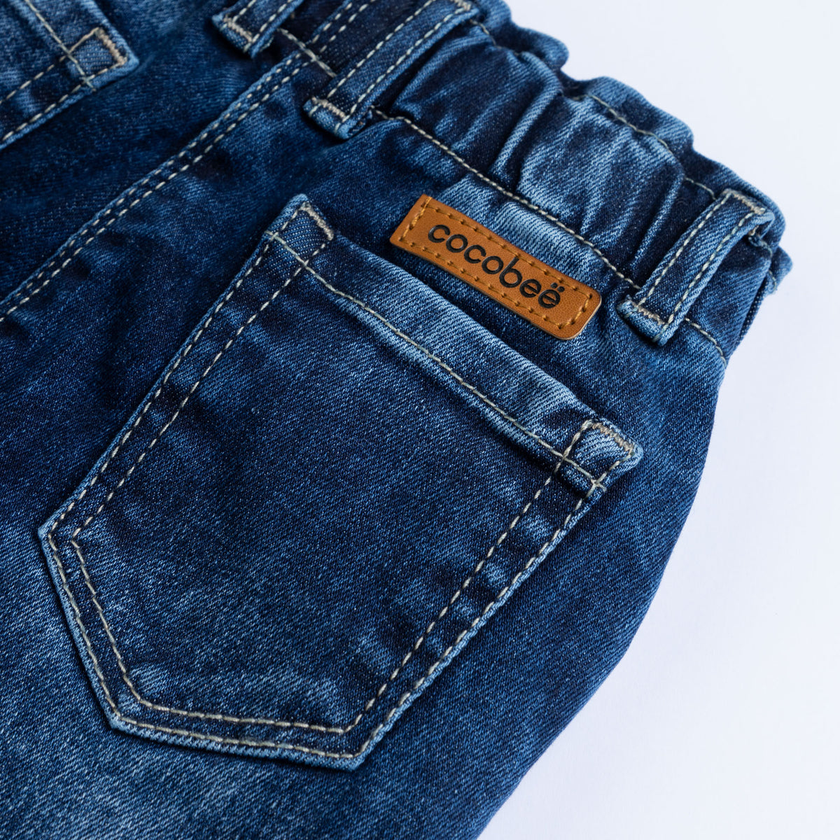 Elasticated Blue Flappier Denim – cocobee