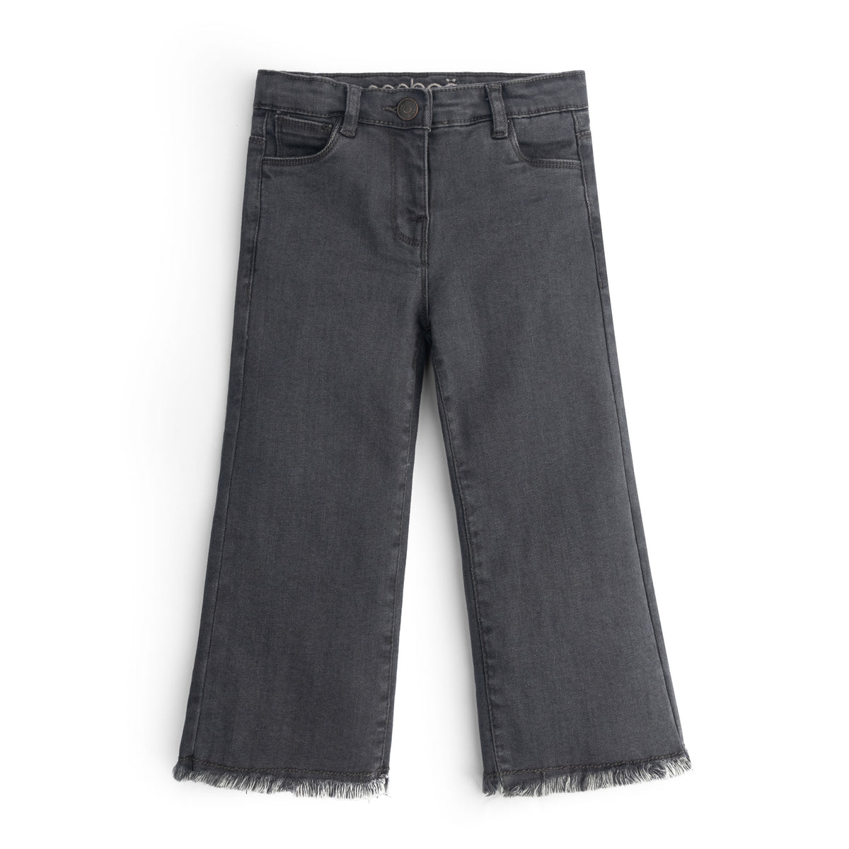 Charcoal Frayed Denim – cocobee