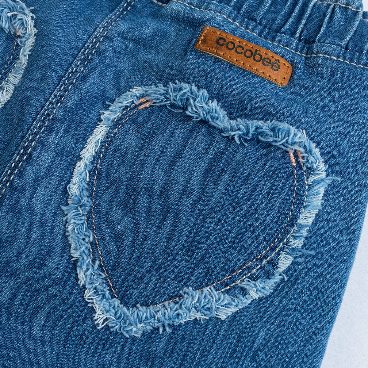 Hearty Blue Denim Short – cocobee