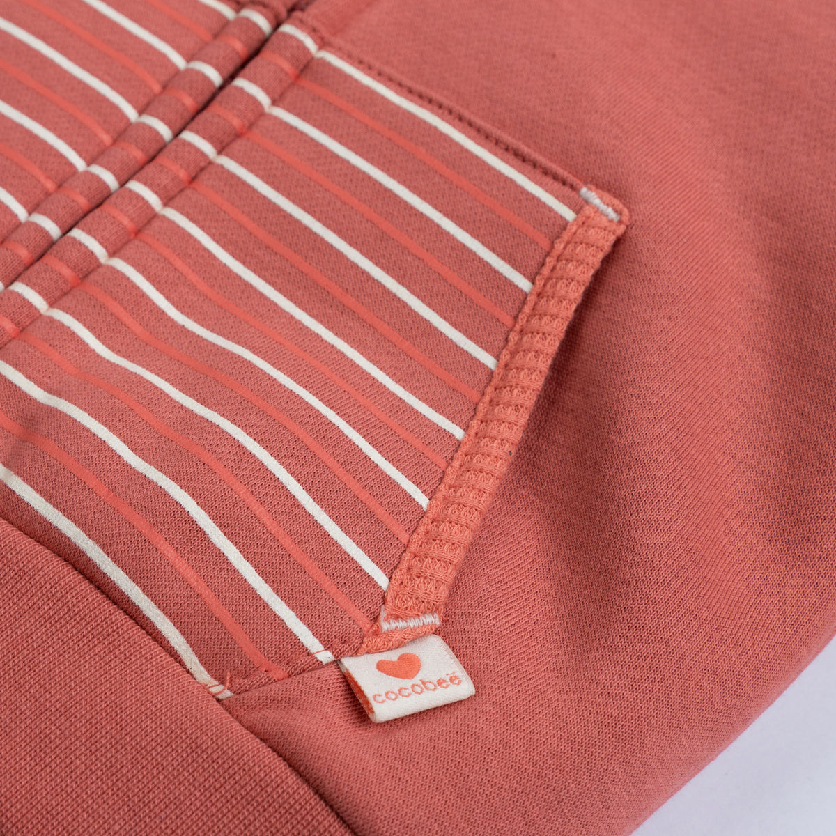 Solid Pink Pocketed Hoodie – cocobee