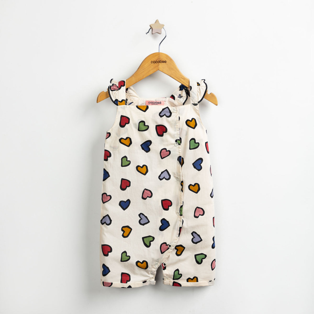 Heart Burst Printed Romper – cocobee