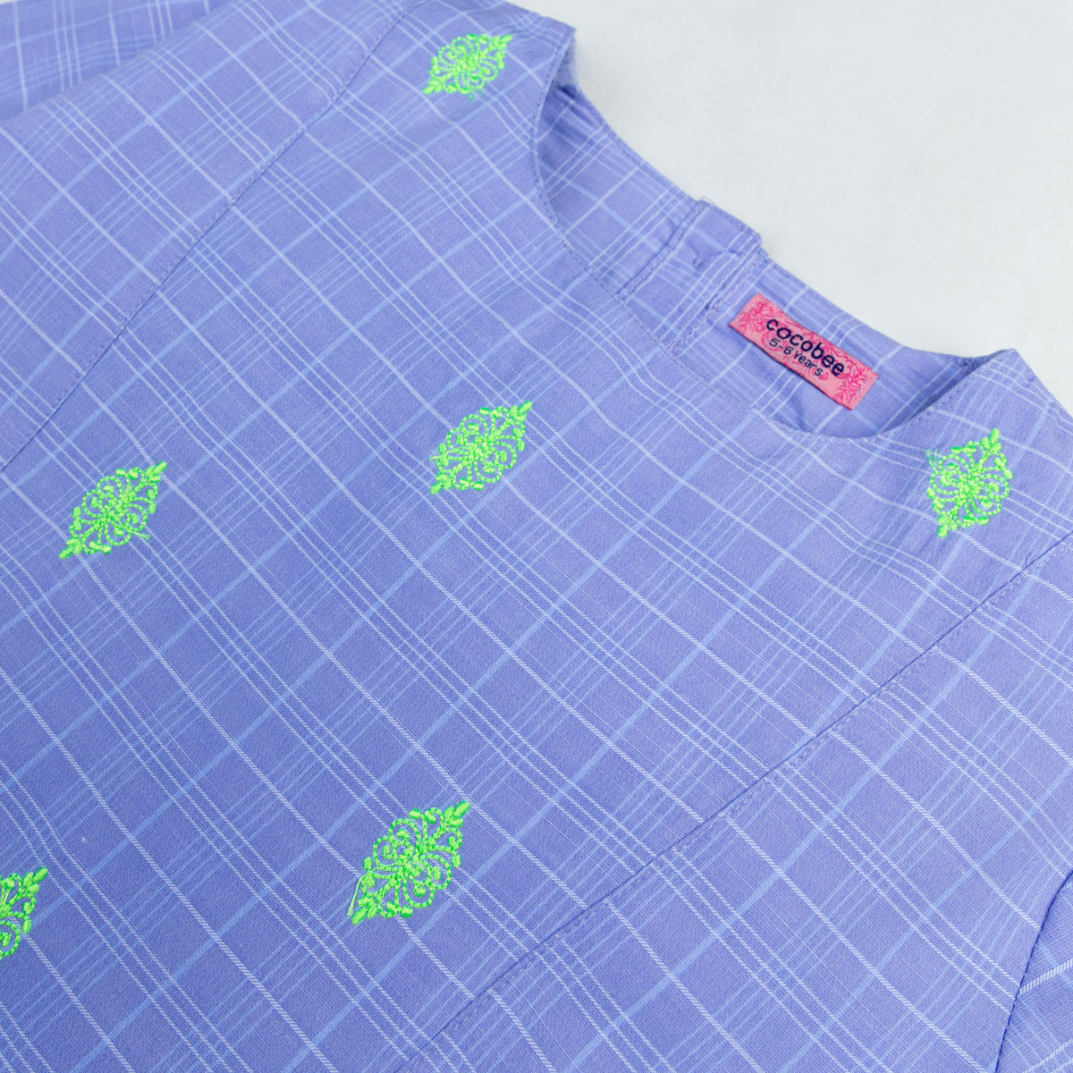 Embroidered Checkered Top – cocobee