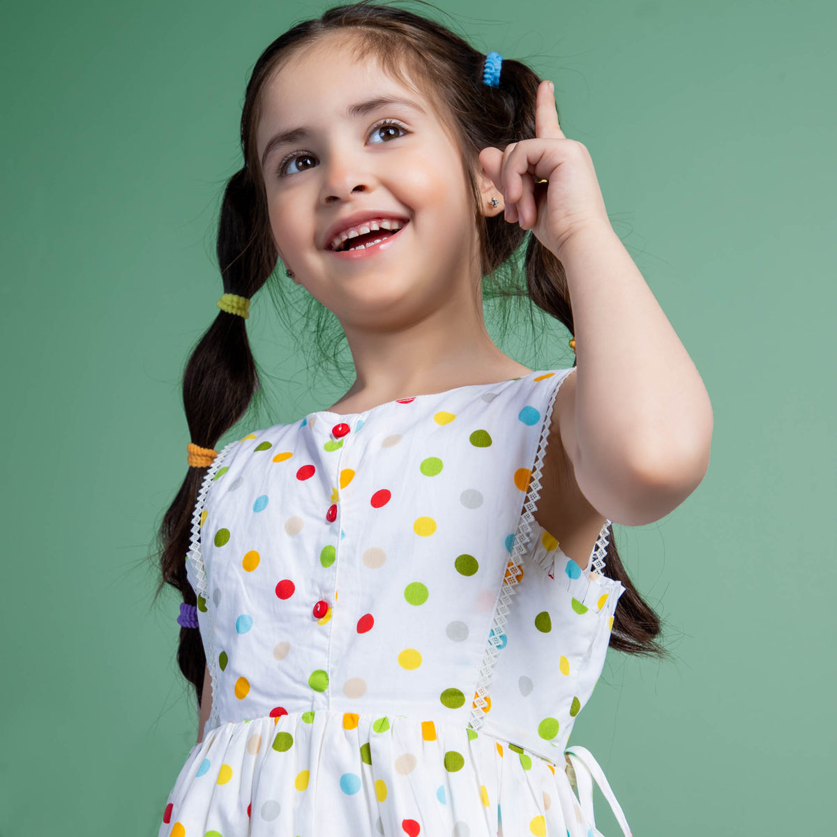 Dot Printed Flared Frock – cocobee