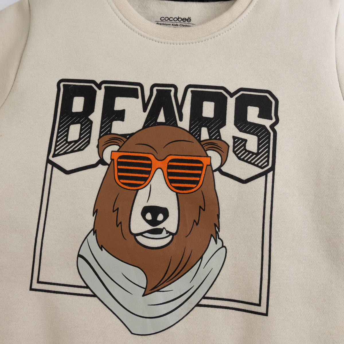Beige Printed Sweatshirt – cocobee