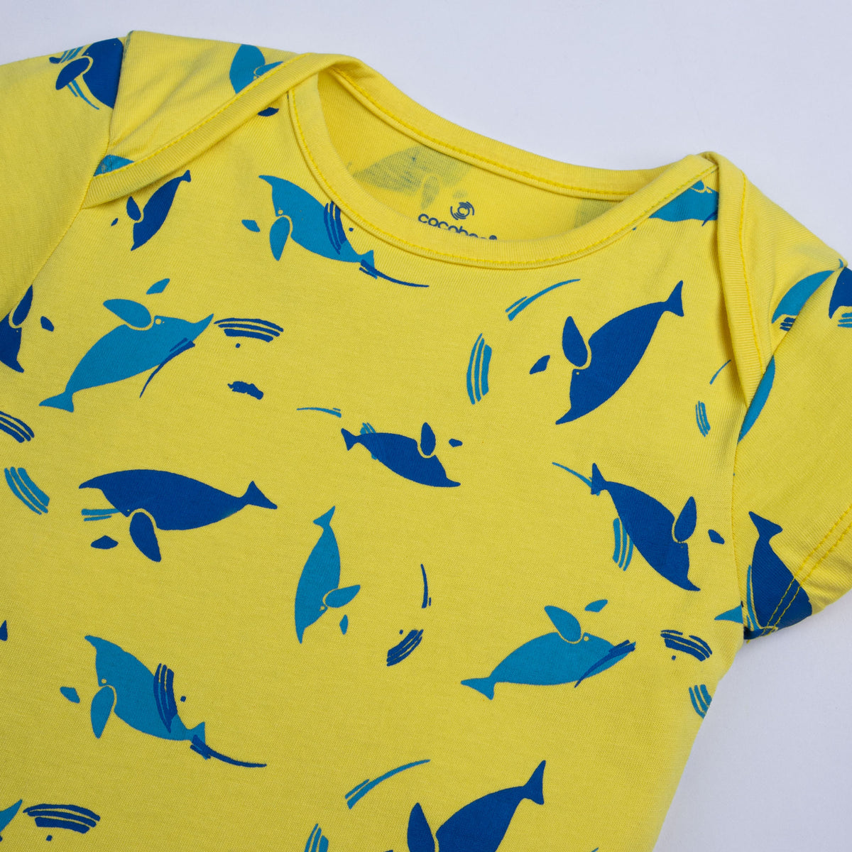 Yellow Whale Onesie – cocobee