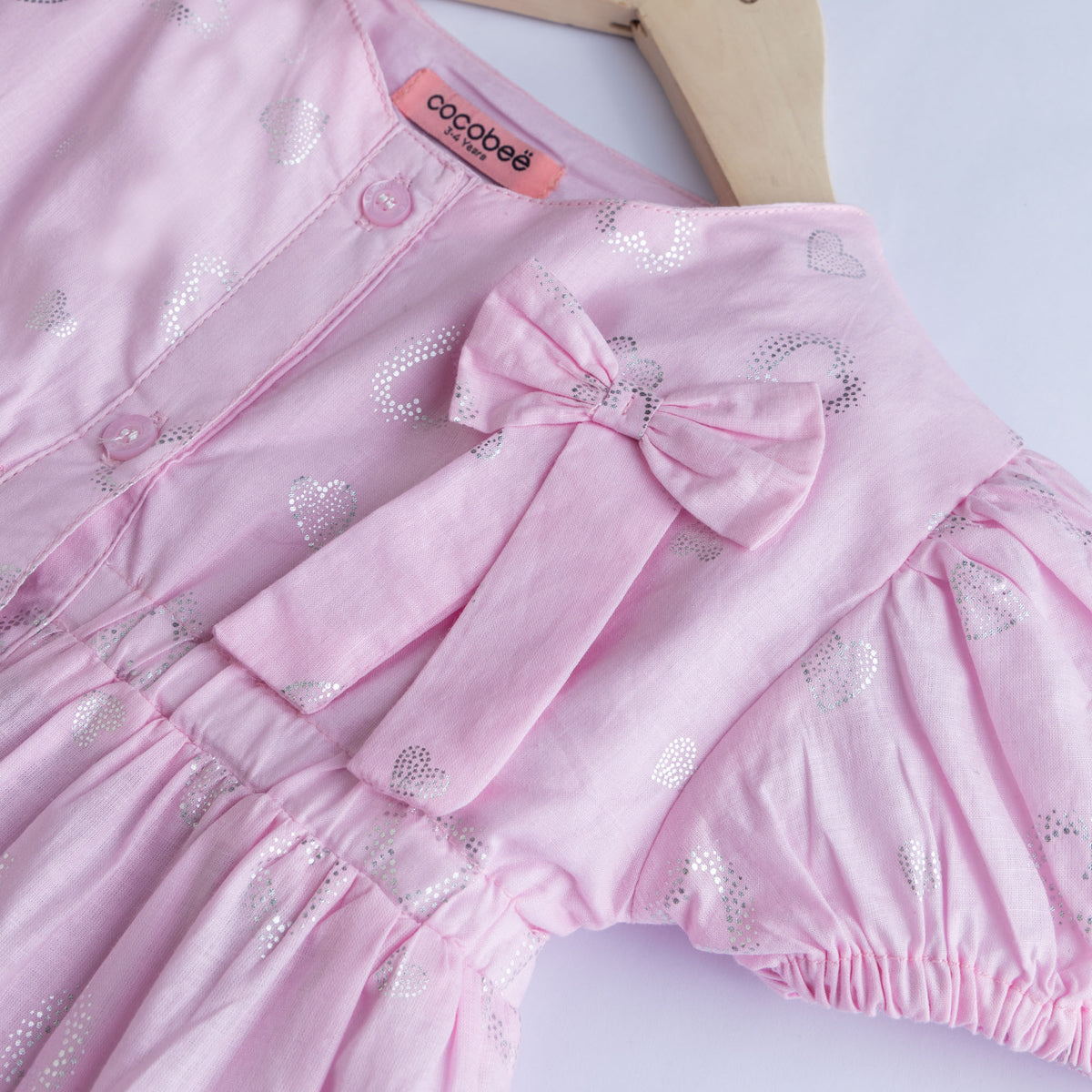 Puffed Pink Casual Top – cocobee