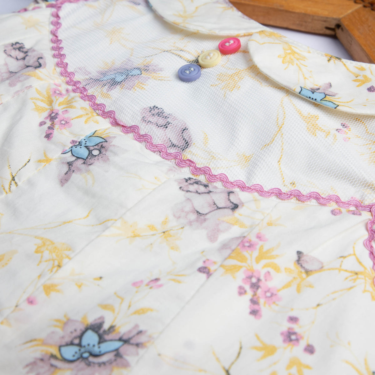 Box Pleated Collared frock – cocobee