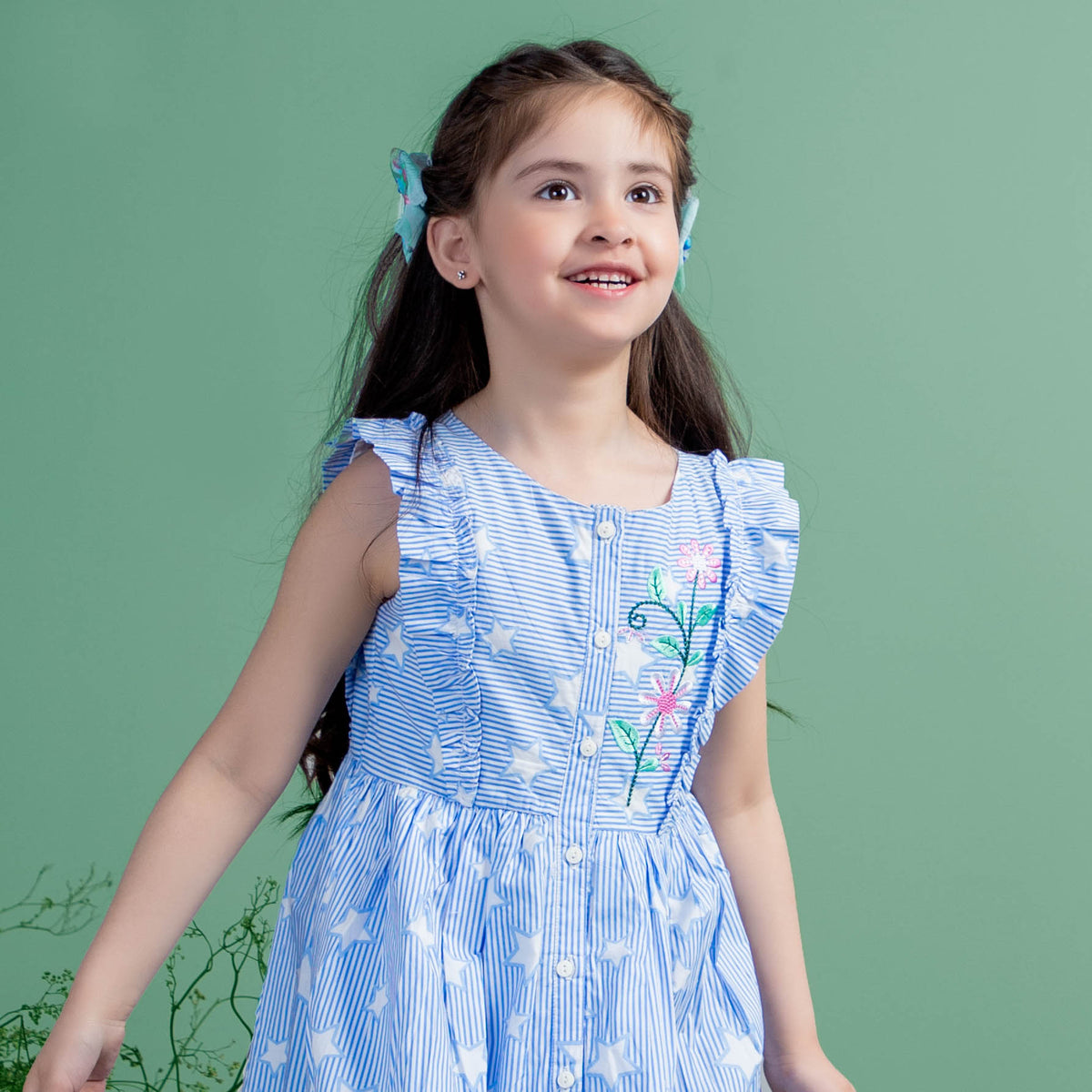 Sleeveless Embroidered Frock – cocobee