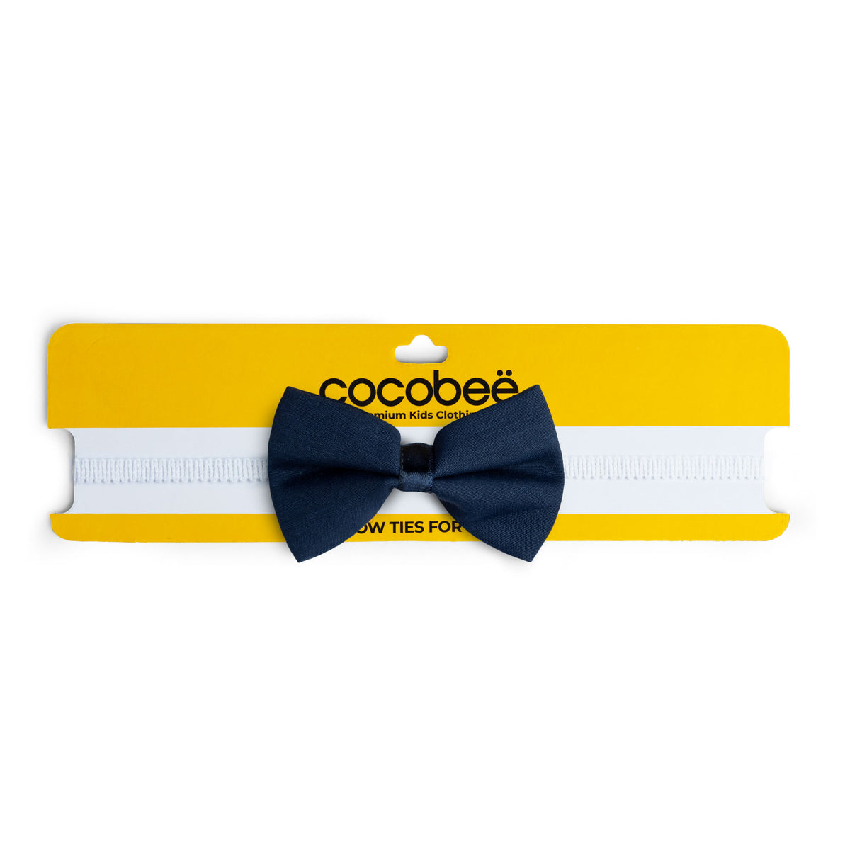 Navy Blue Solid Bow Tie – cocobee