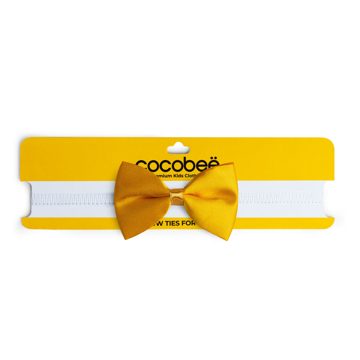 Plain Yellow Bowknot Tie – cocobee