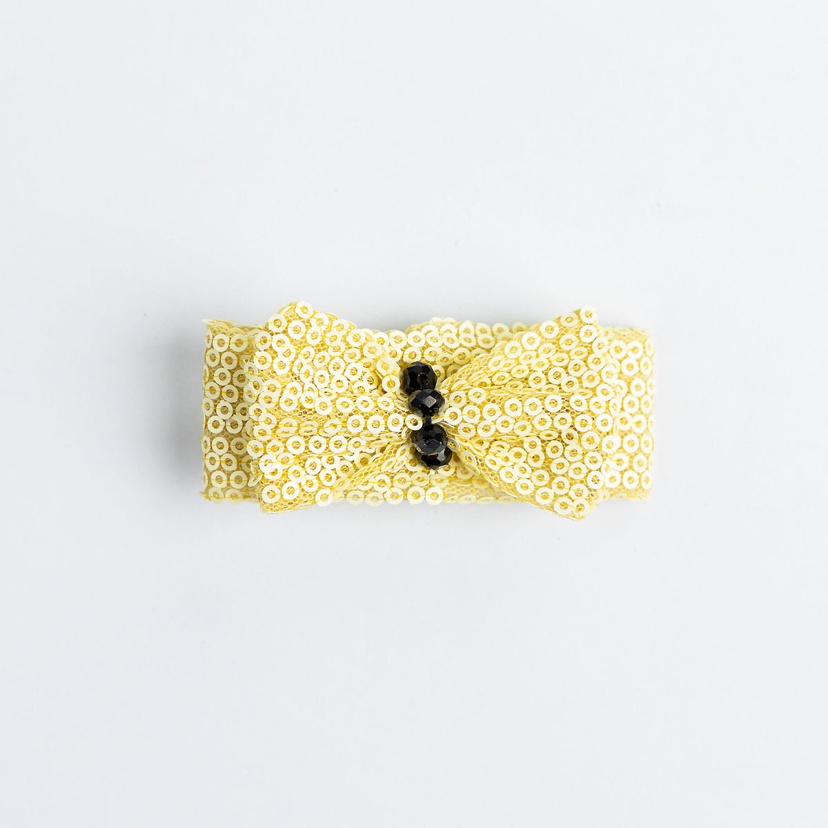 Pale Yellow Sequined Hairpin – cocobee