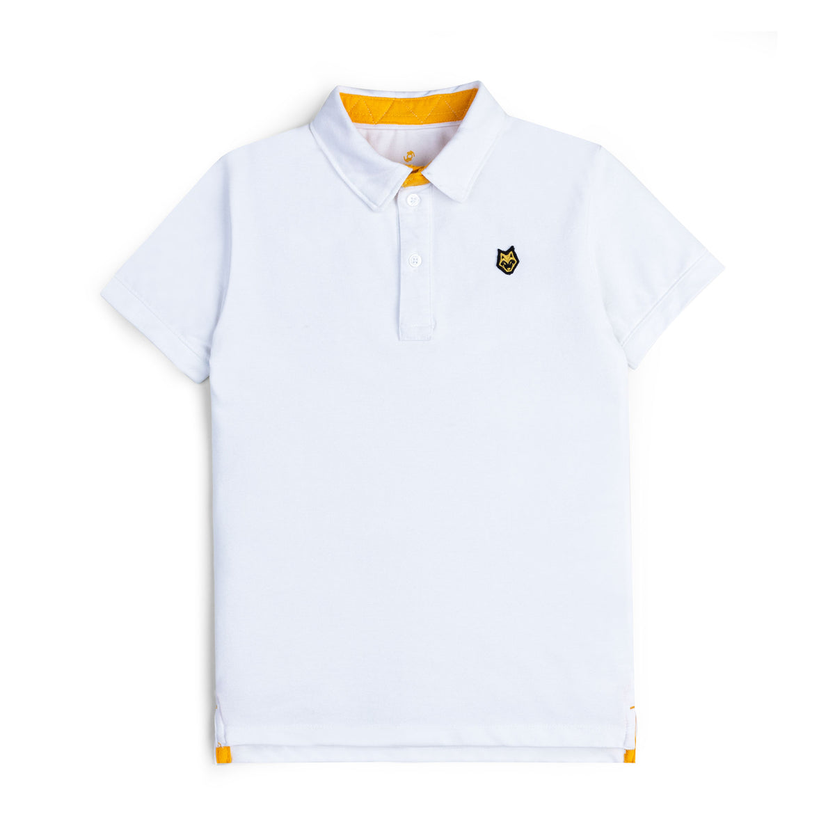 Solid White Basic Polo – cocobee