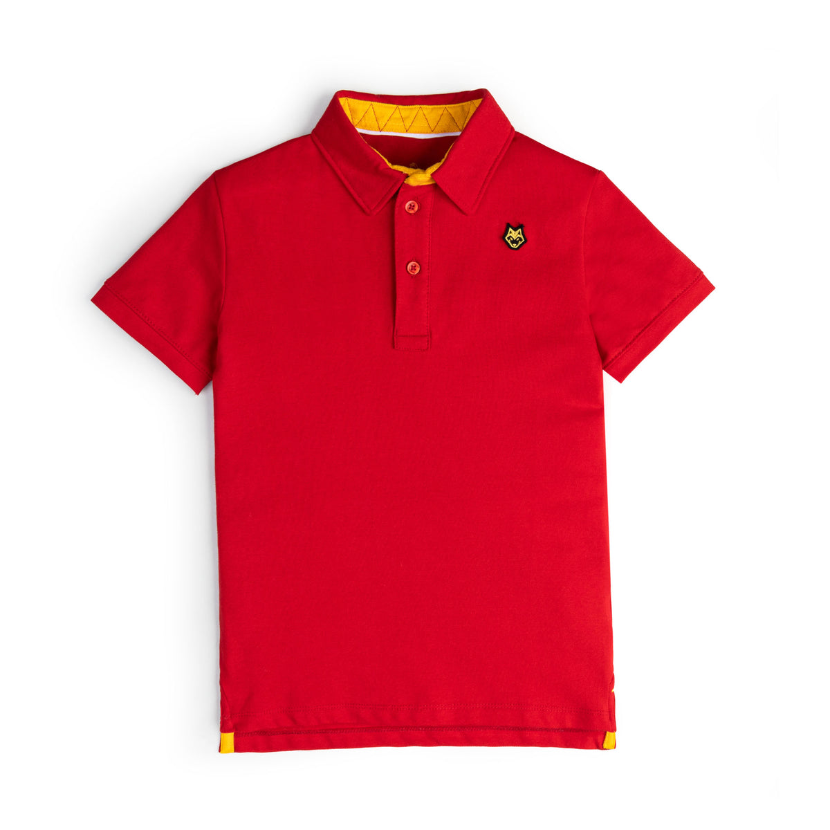 Bright Red Basic Polo – cocobee