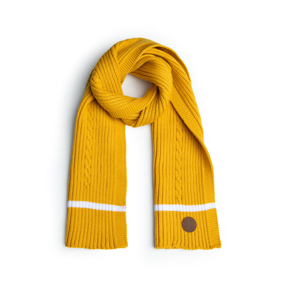 Yellow Knitted Muffler – cocobee