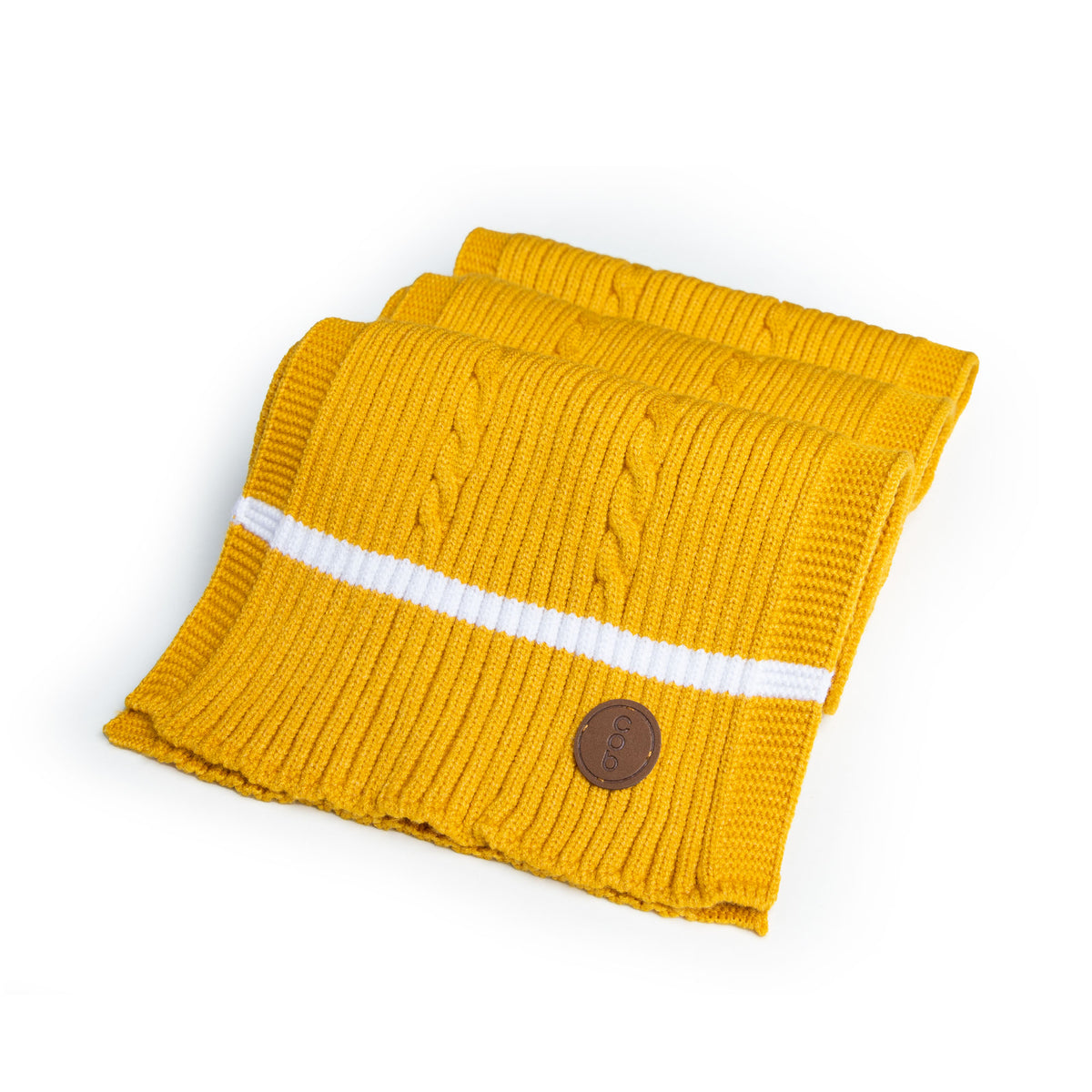 Yellow Knitted Muffler – cocobee