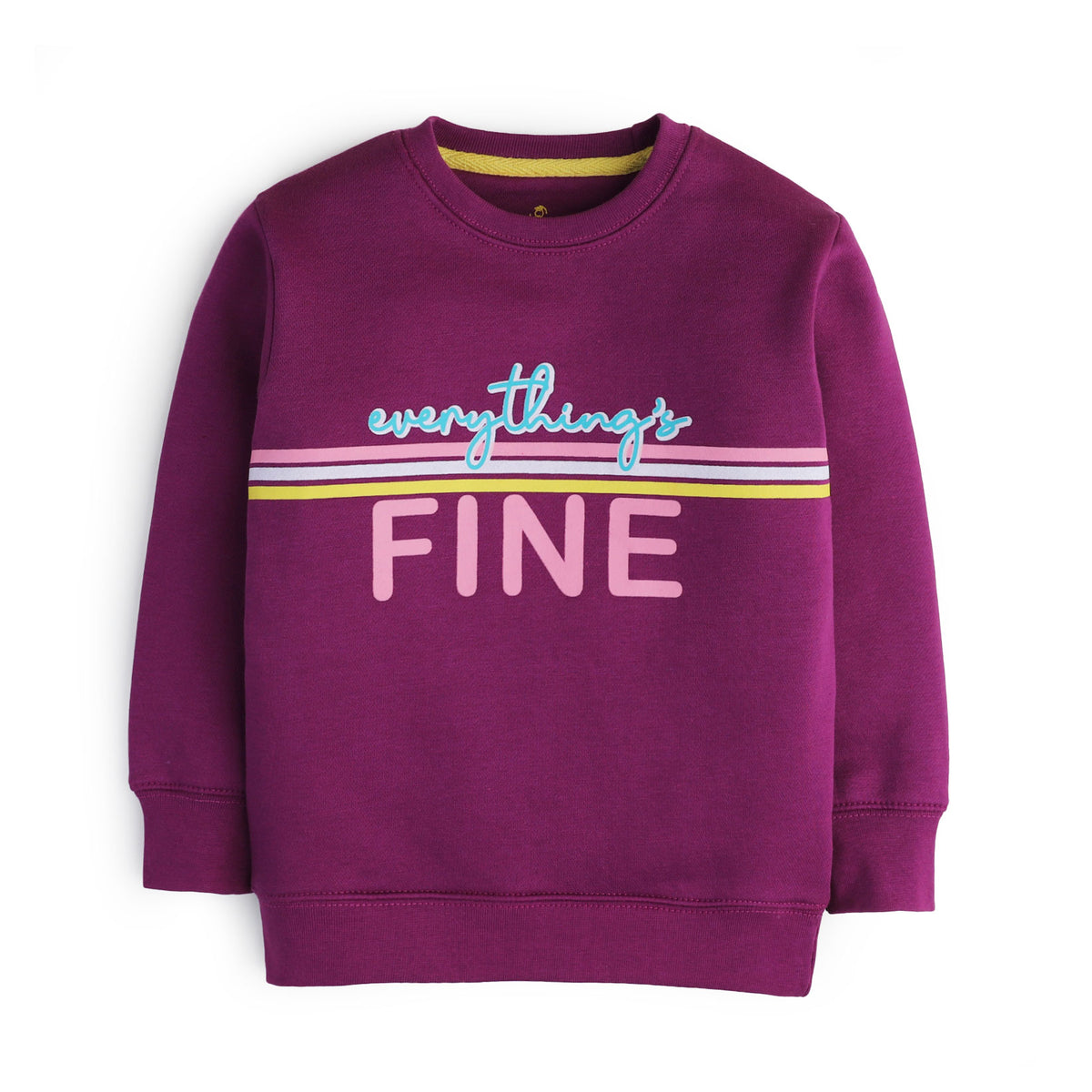 Purple Optimistic Sweatshirt – cocobee