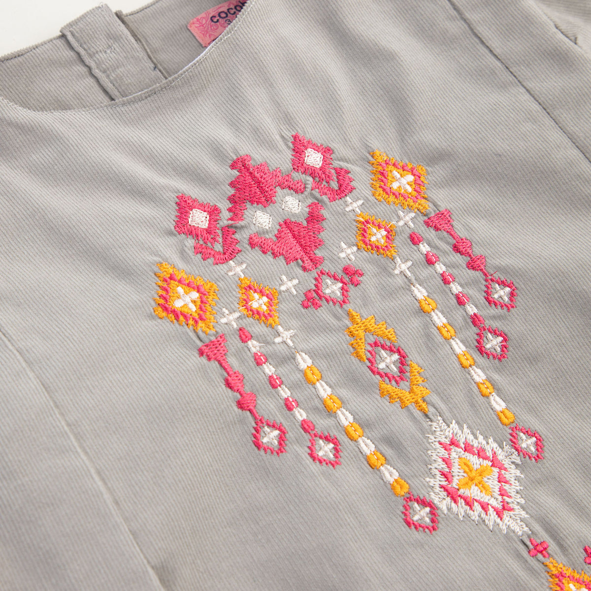 Corduroy Embroidered Top – cocobee