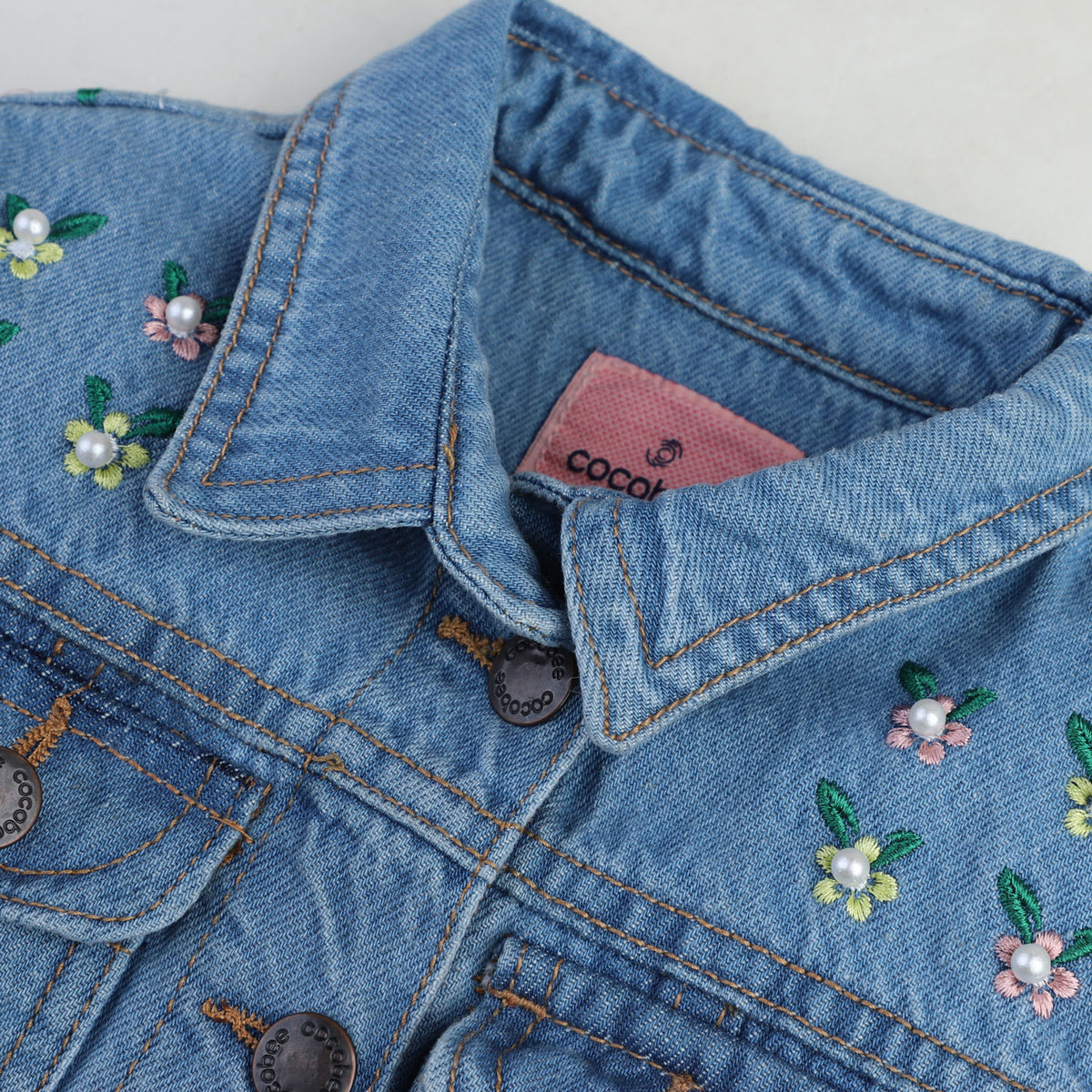 Embroidered Denim Jacket – cocobee