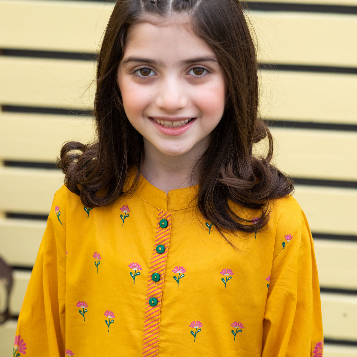 Honey Yellow Printed Suit – cocobee