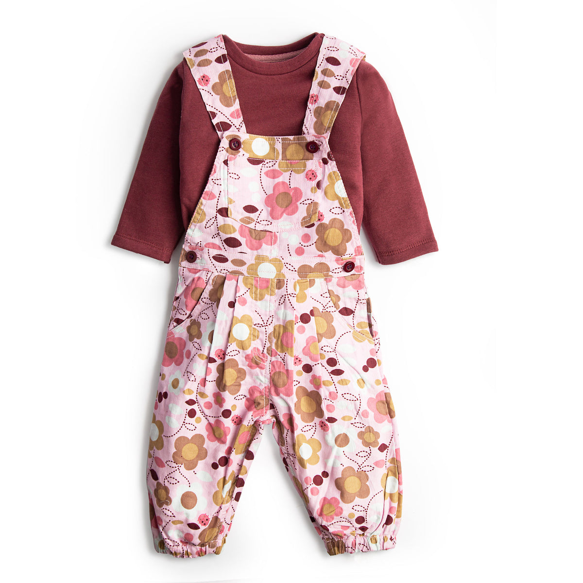 Maroon Overall Set – cocobee