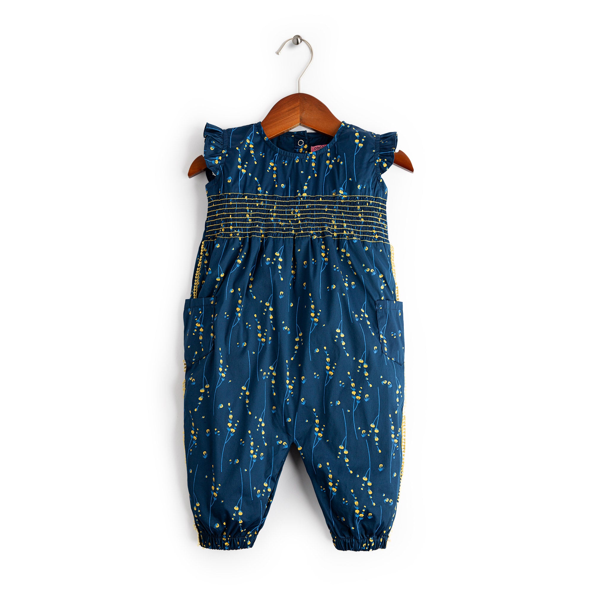 Blue Printed Romper – cocobee