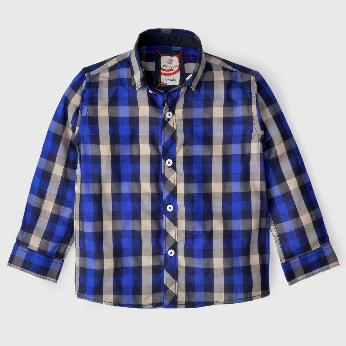 Blue Box Check Shirt – cocobee